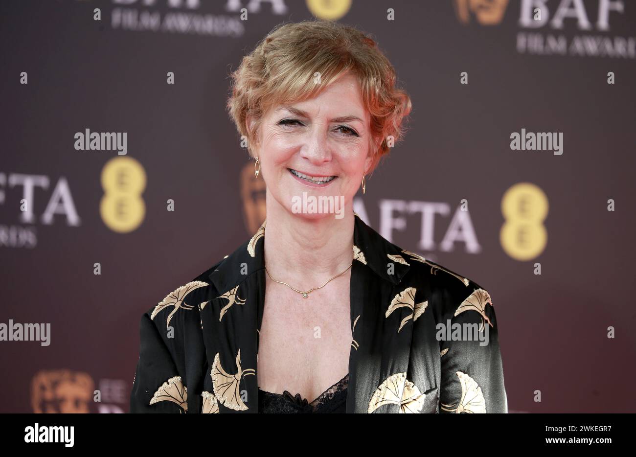 Sara Putt attends the 2024 EE BAFTA Film Awards at The Royal Festival ...