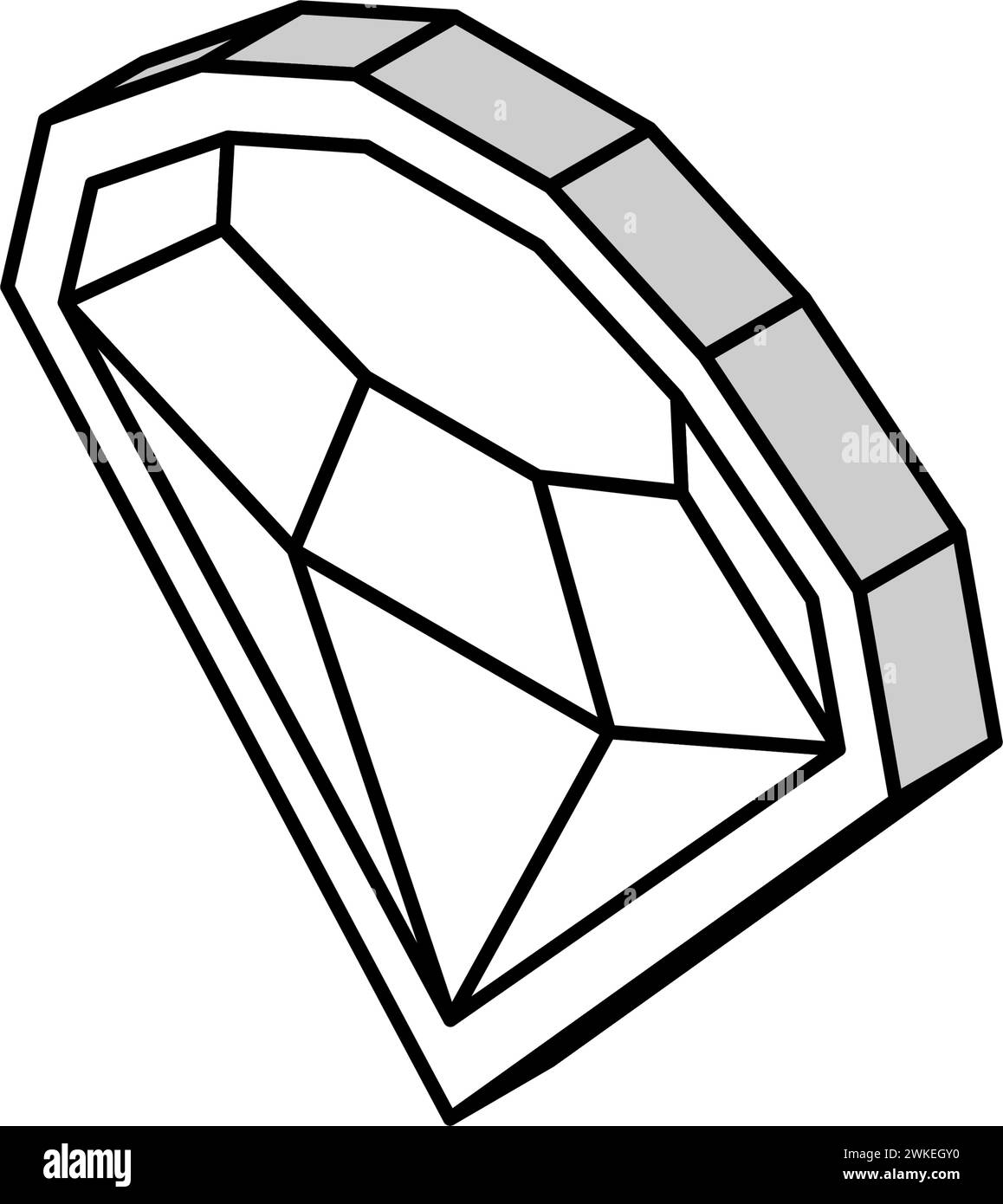 Gold coin diamond Black and White Stock Photos & Images - Alamy