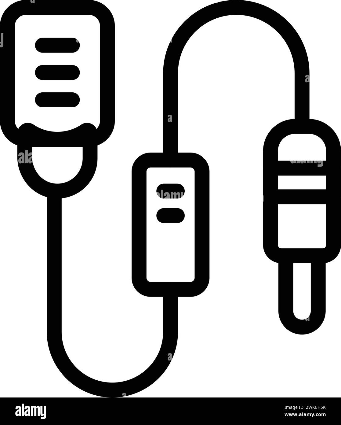 Speaker lavalier microphone icon outline vector. Public speaking mic ...