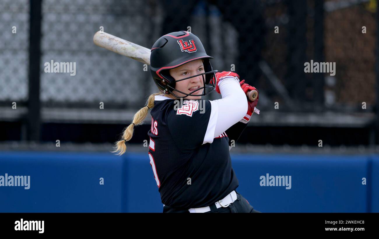Lamar University infielder Veronica Harrison (25) bats during an NCAA ...
