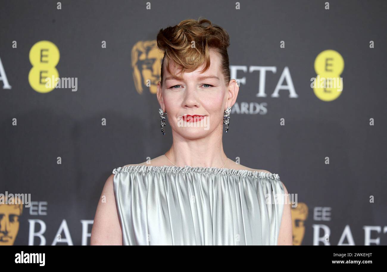 Sandra Hüller attends the 2024 EE BAFTA Film Awards at The Royal ...