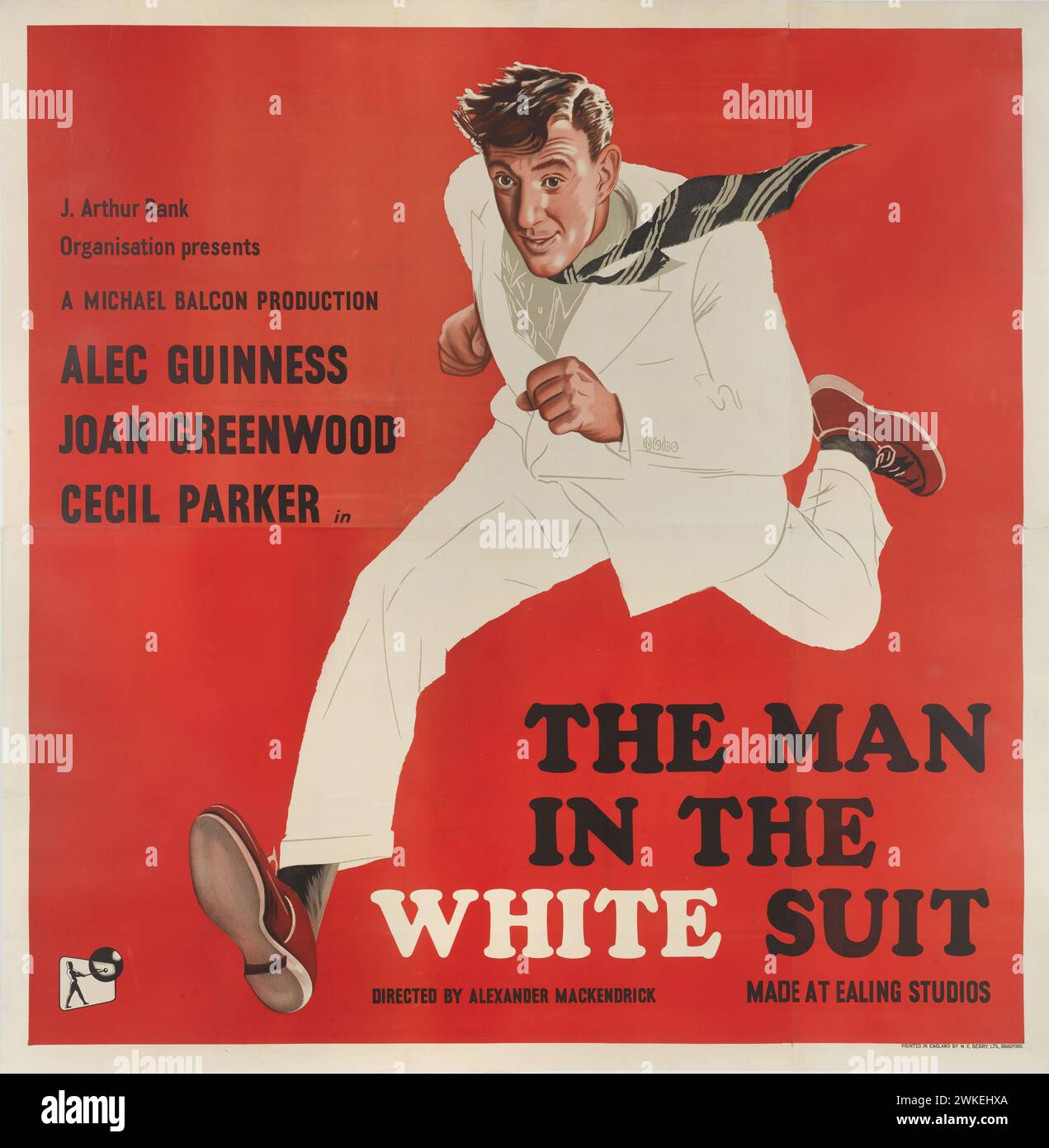 Movie poster "The Man in the White Suit" by Alexander Mackendrick ...