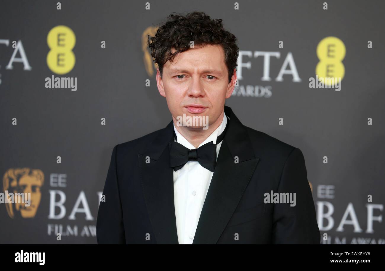 Christian Friedel attends the 2024 EE BAFTA Film Awards at The Royal ...
