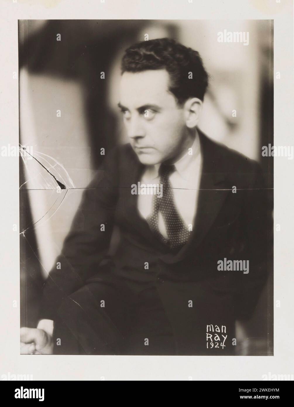 Selbstbildnis. Museum: © Man Ray Trust Stock Photo - Alamy