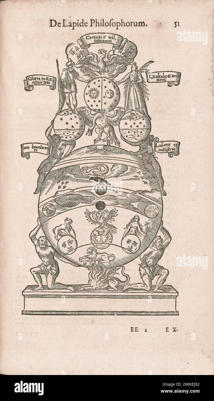 De lapide philosophorum: Stein der Weisen. Aus Alchymia von Andreas ...