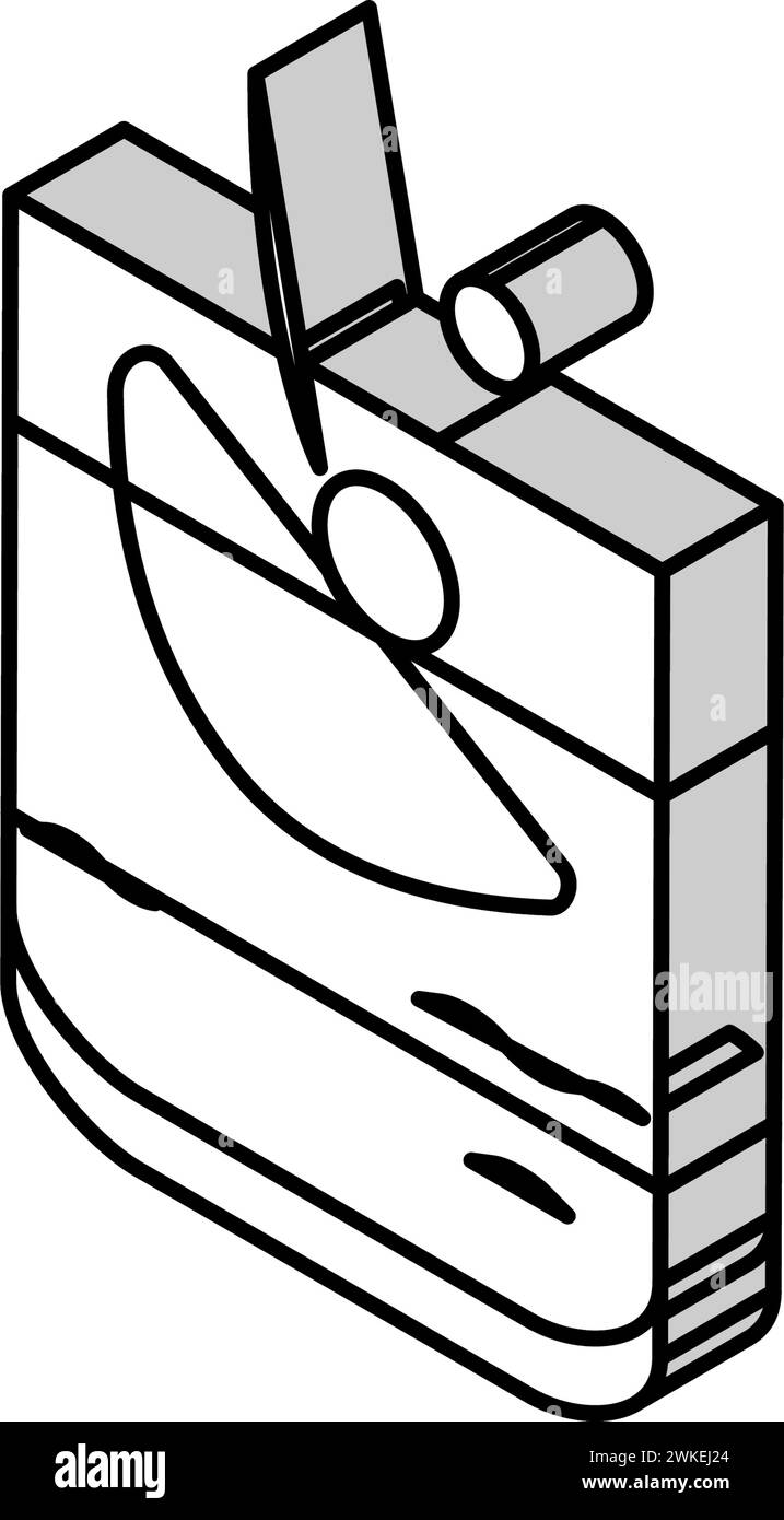 whiskey sour cocktail glass drink isometric icon vector illustration ...