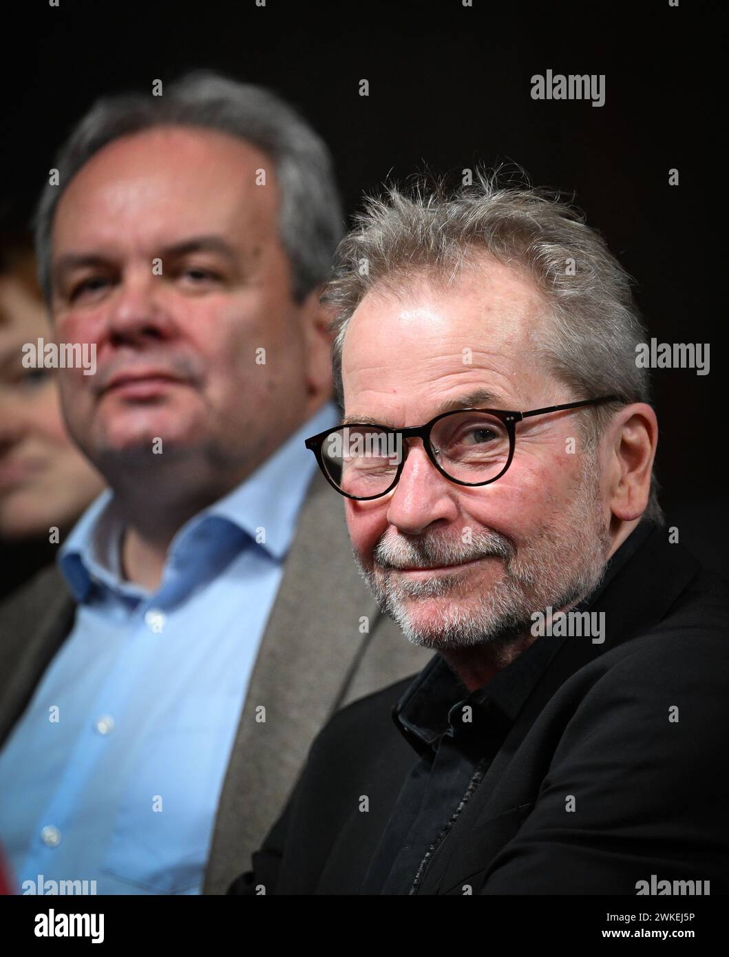 Berlin, Germany. 20th Feb, 2024. Austrian director Ulrich Seidl (r ...
