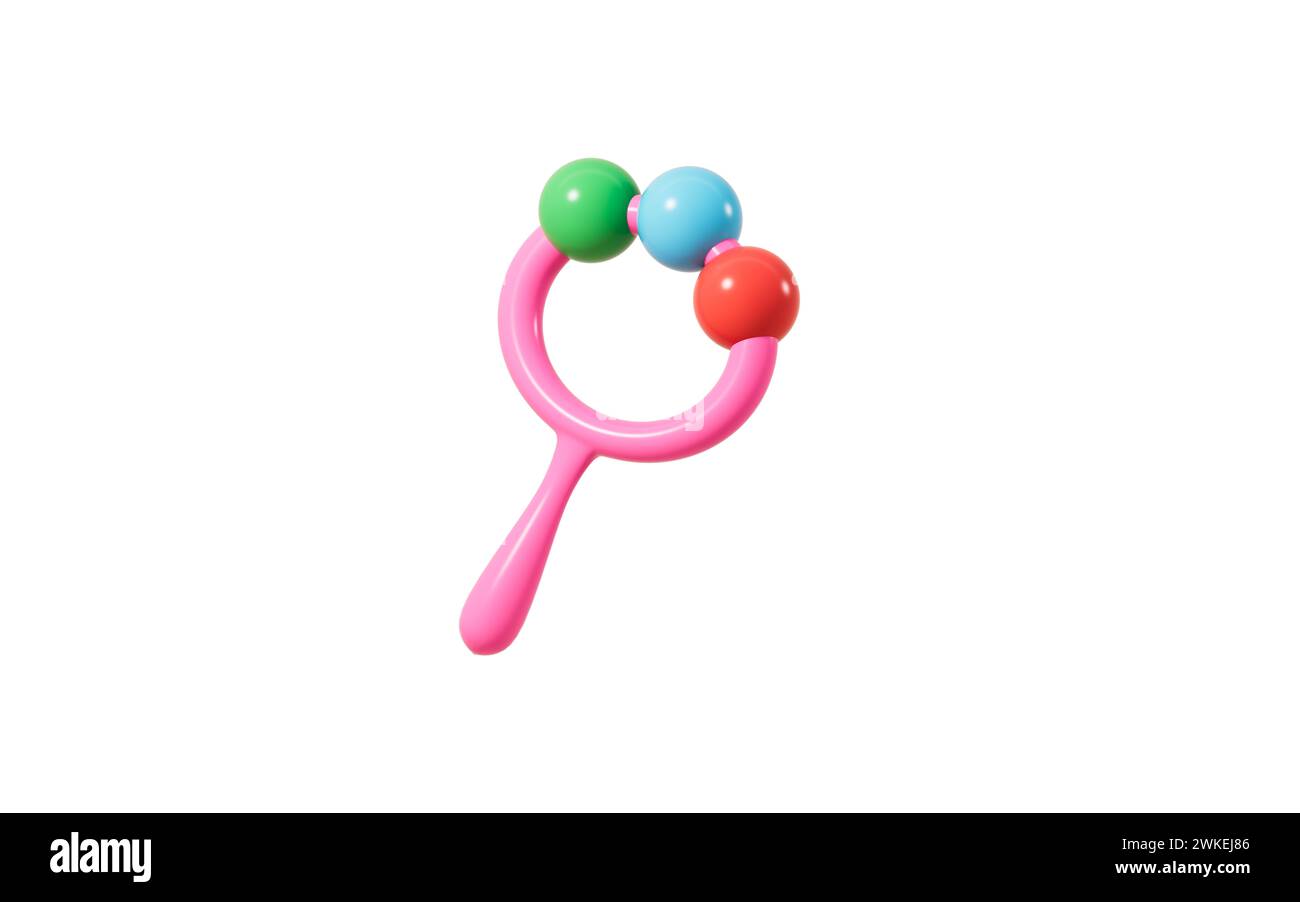 Baby shaking rattle Cut Out Stock Images & Pictures - Alamy