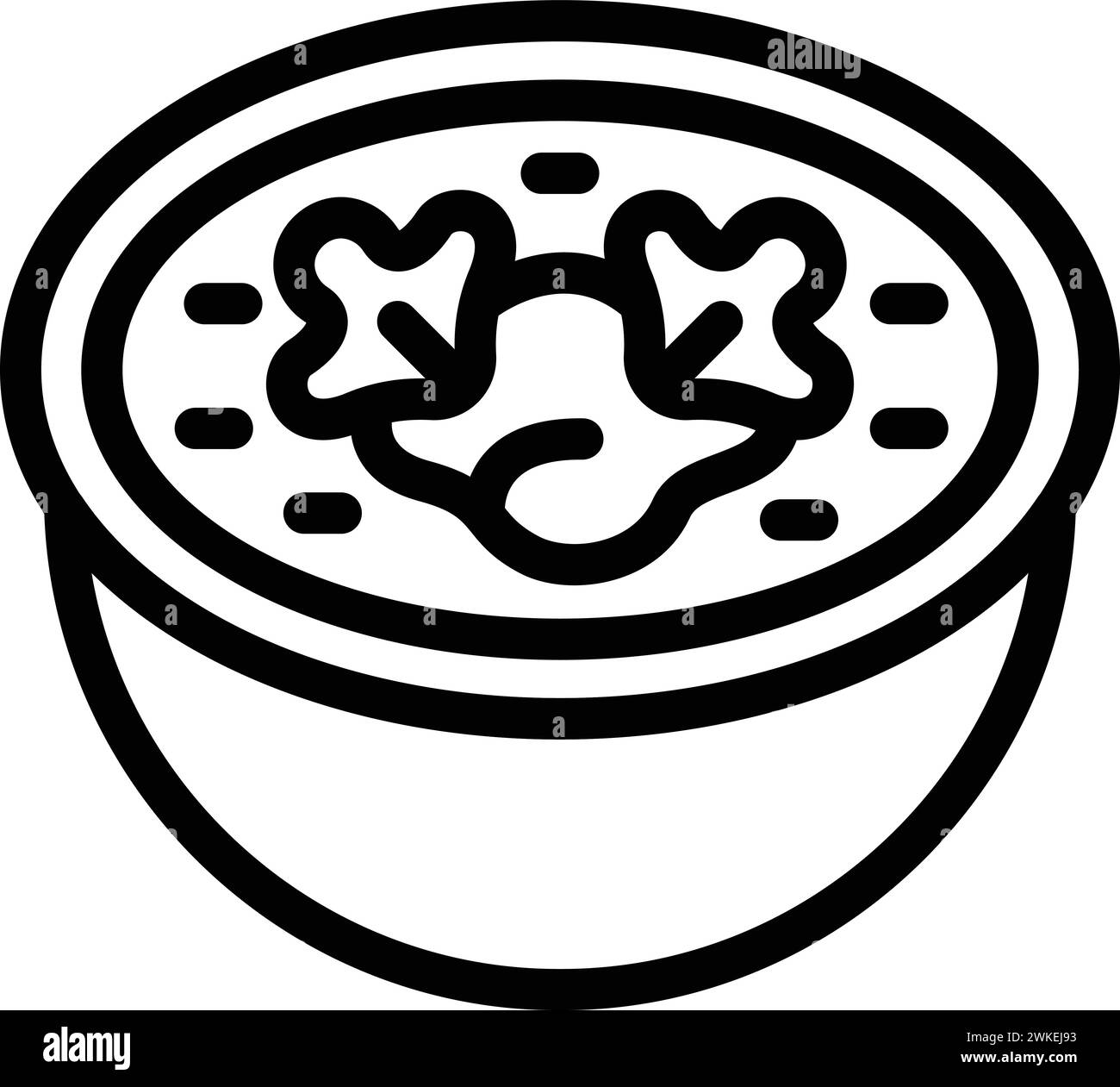 Homemade delicious borsch dish icon outline vector. Traditional veggies ...