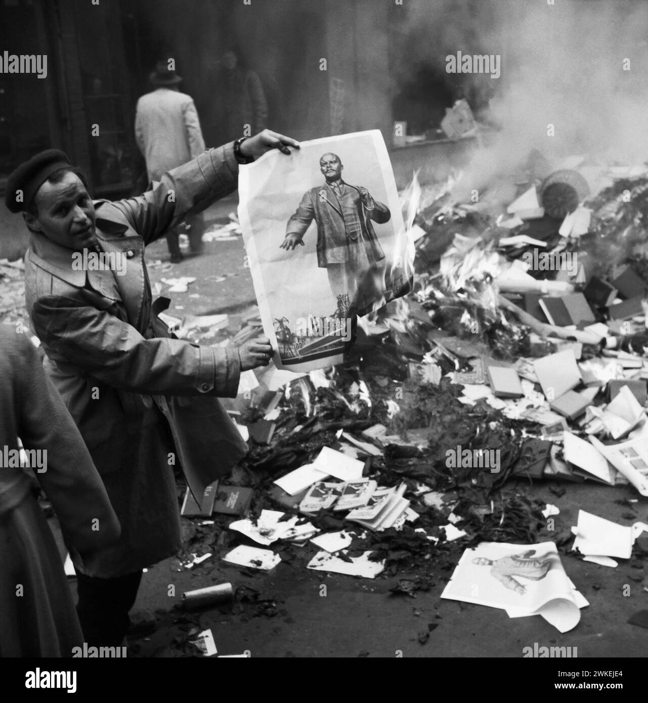 The Hungarian Uprising of 1956. Museum: PRIVATE COLLECTION. Author ...