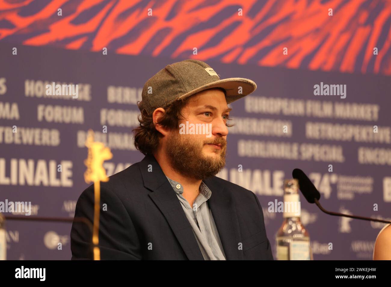 Berlin, Germany, 20th February 2024, David Scheid at the press ...