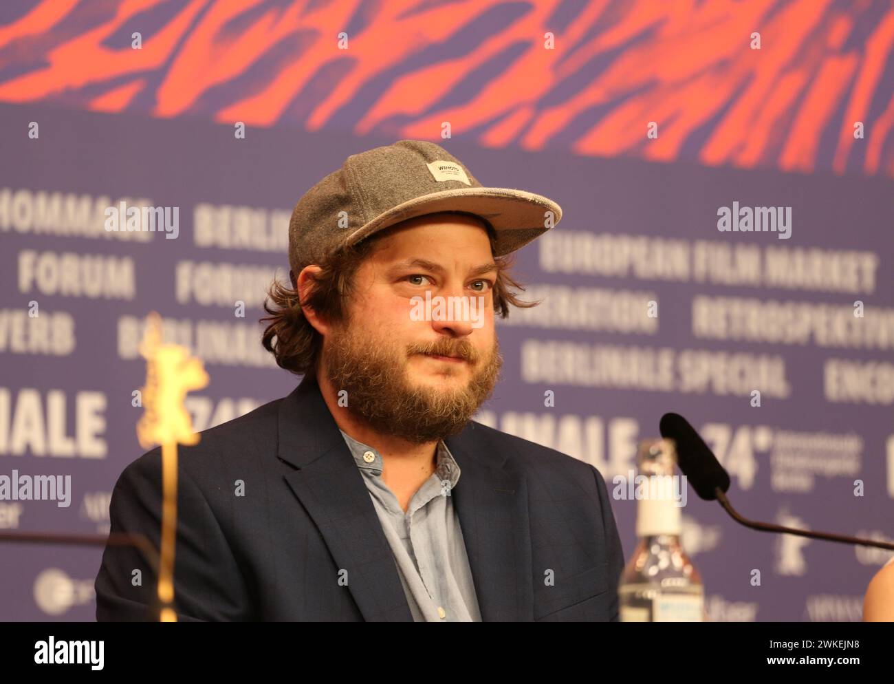 Berlin, Germany, 20th February 2024, David Scheid at the press ...
