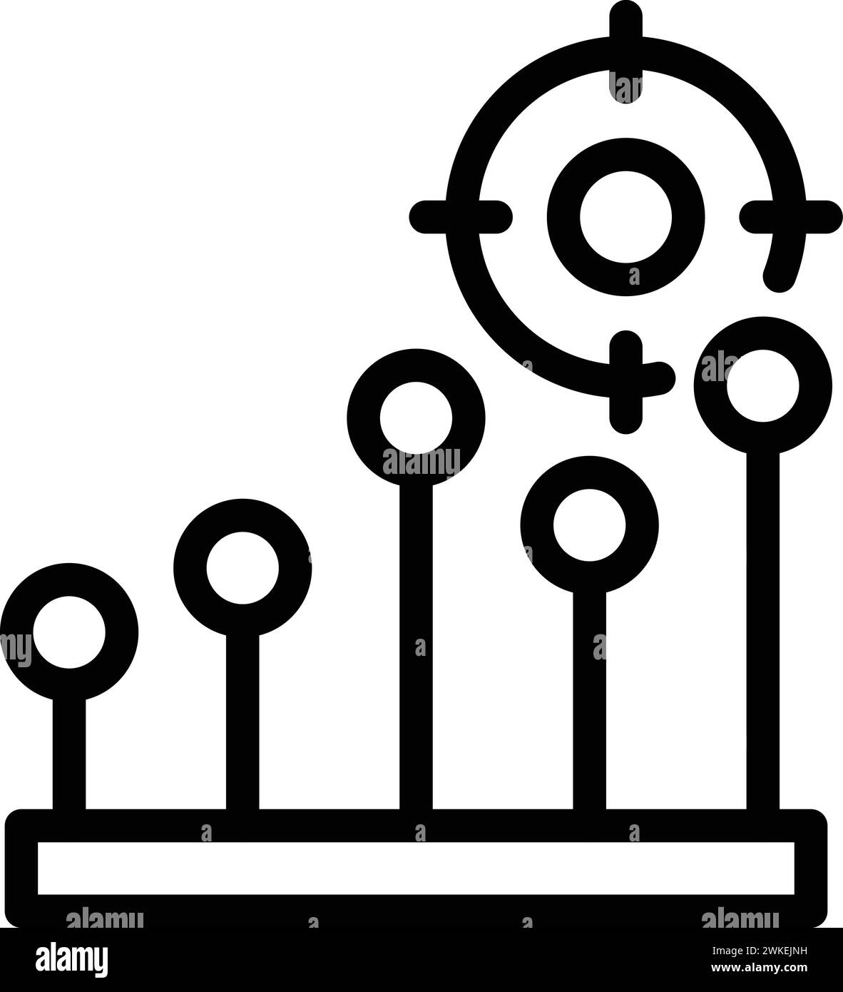 Effective skill development icon outline vector. Personal development ...