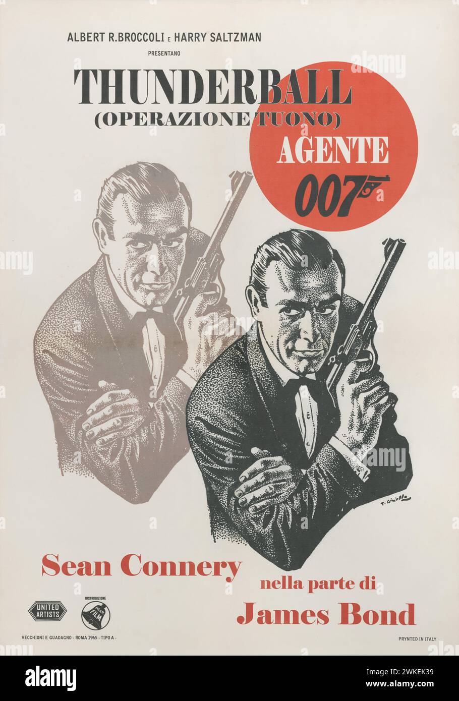 Movie poster Opération Tonnerre (Thunderball). Museum: © United Artists ...