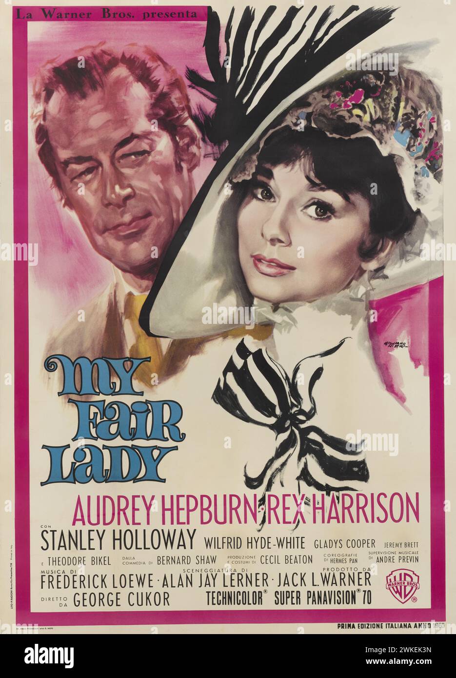 Movie poster "My Fair Lady". Museum: PRIVATE COLLECTION. Author ...