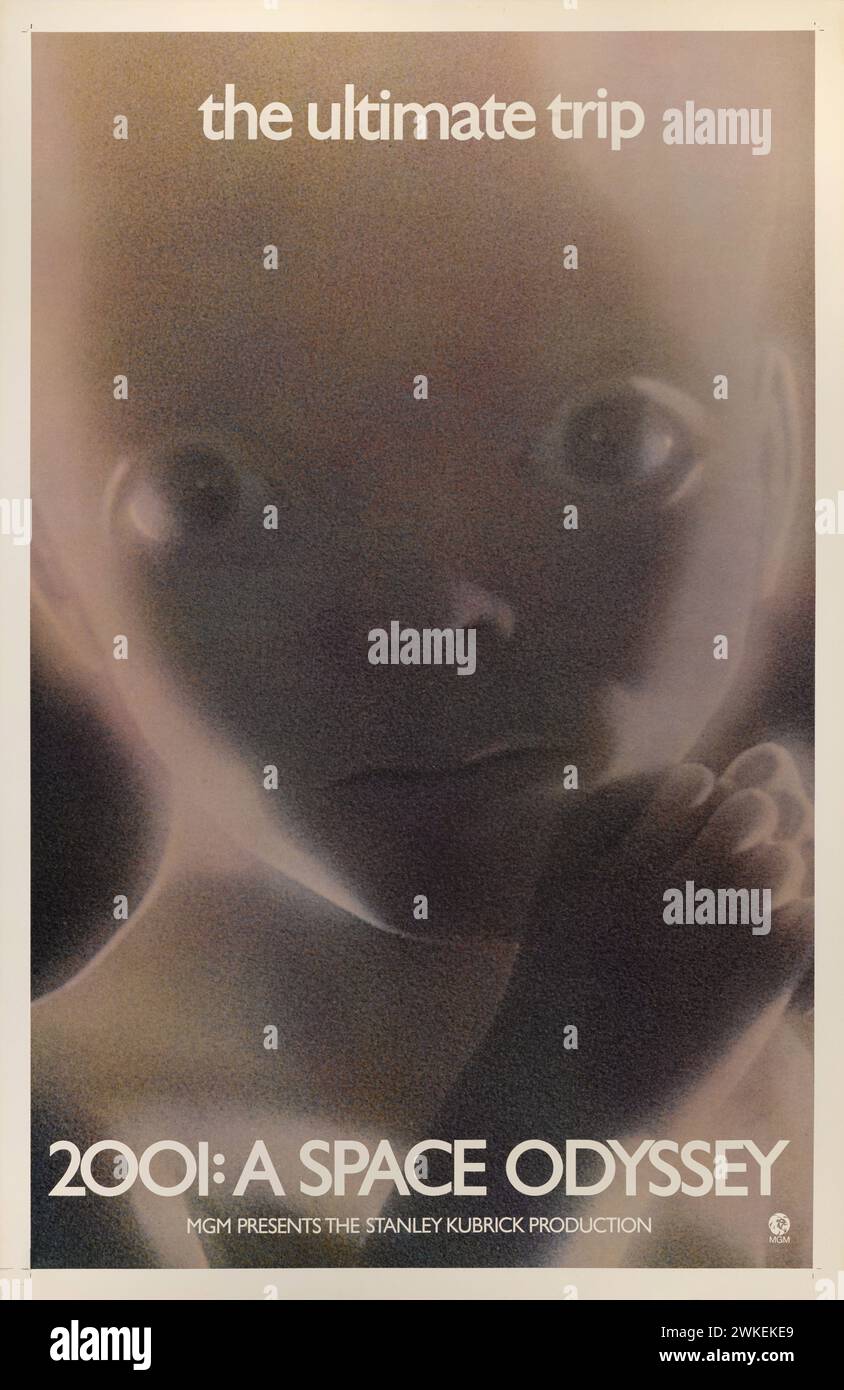Movie poster "2001: A Space Odyssey" by Stanley Kubrick. Museum ...