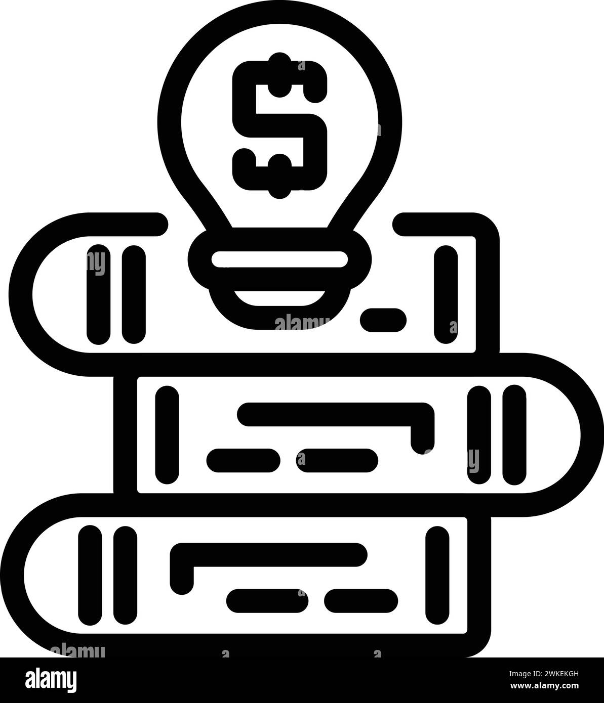Learning materials icon outline vector. Skill development training ...
