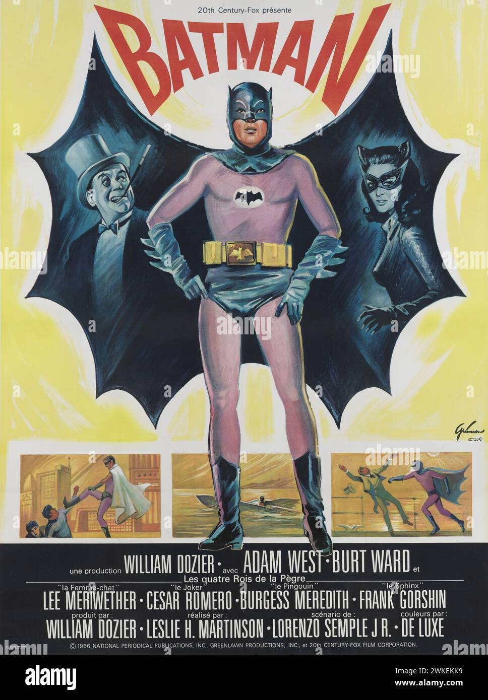 Movie poster "Batman: The Movie" by Leslie H. Martinson. Museum ...