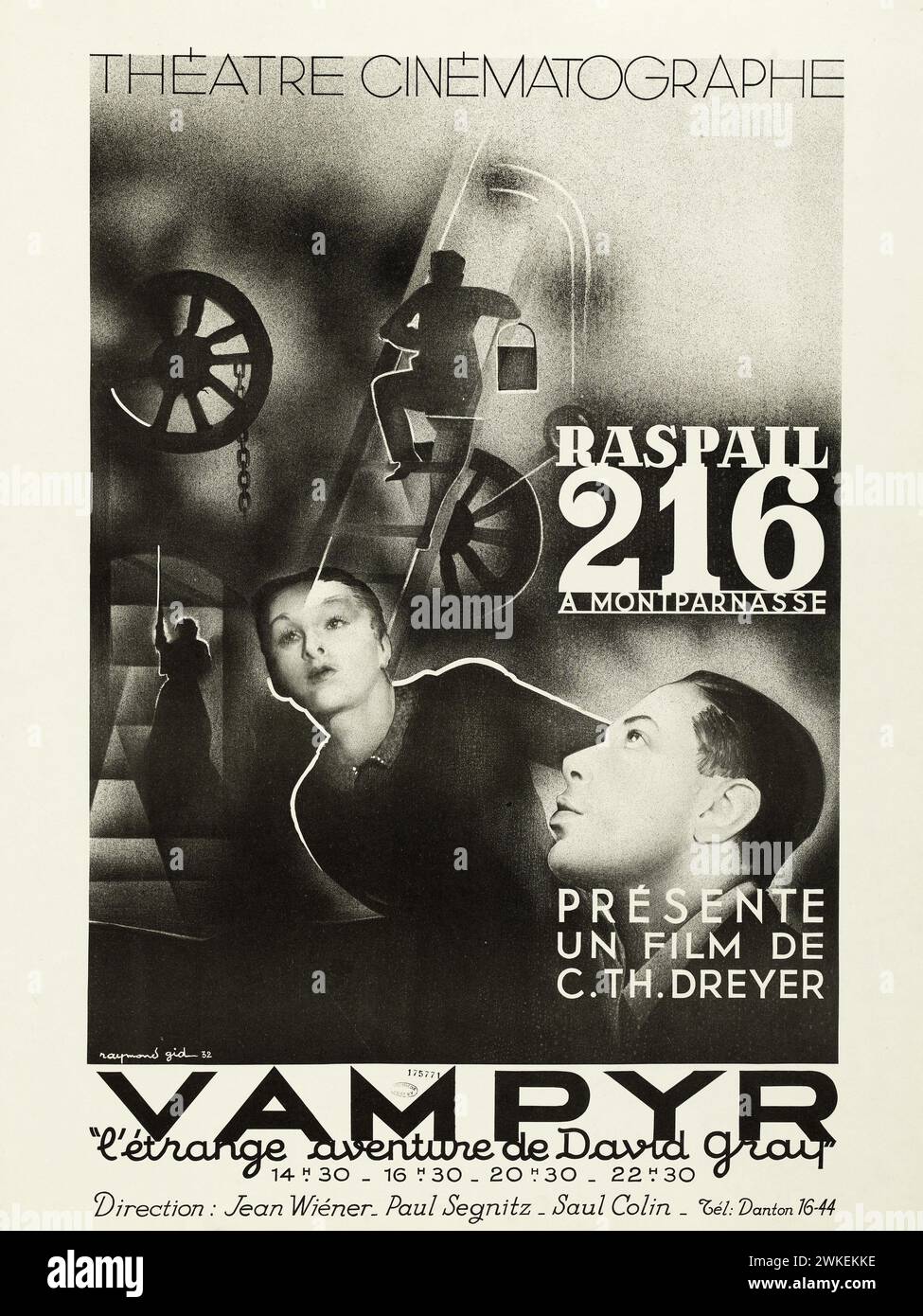 Movie poster "Vampyr: The Dream of Allan Gray" by Carl Theodor Dreyer ...