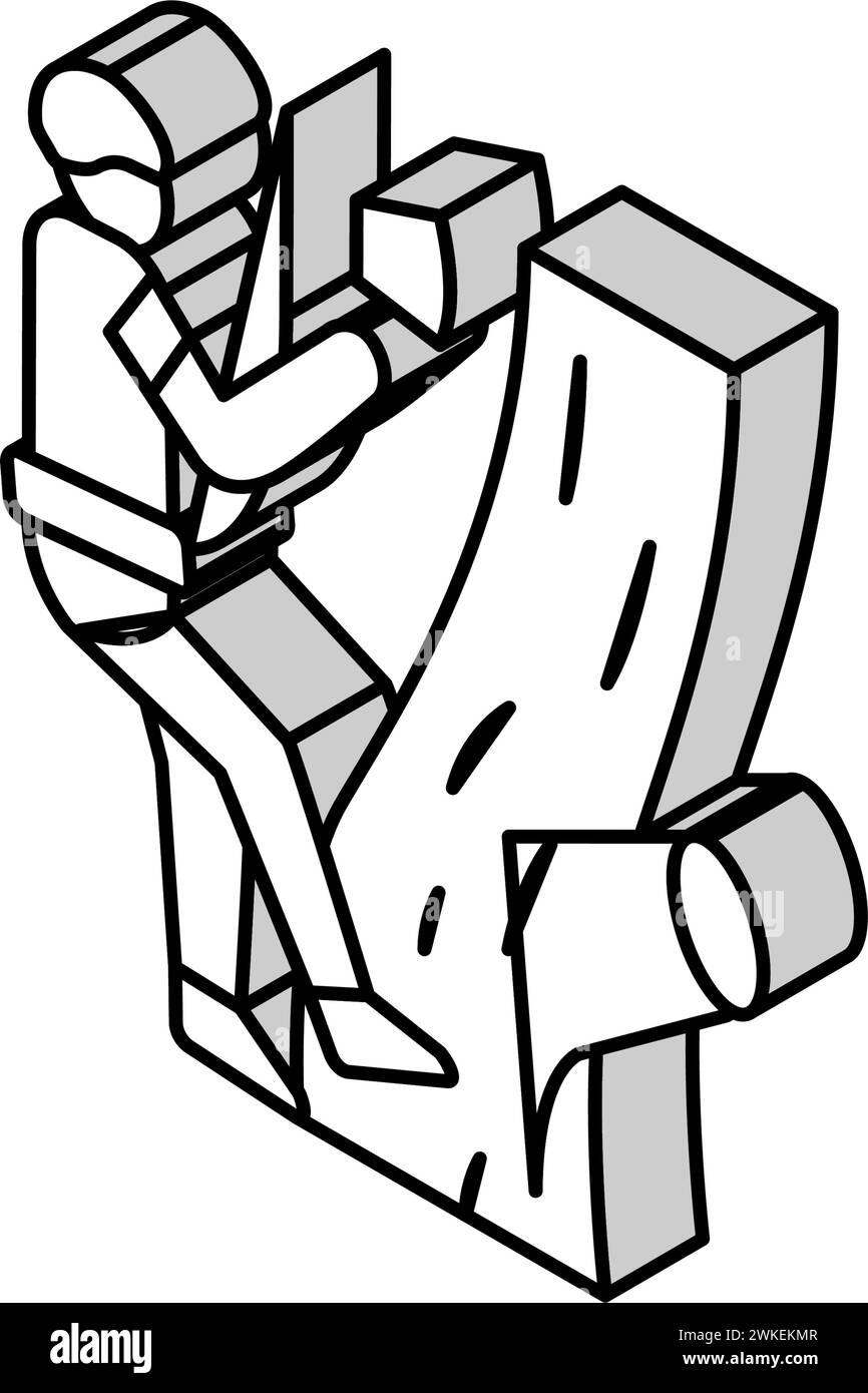 Tree surgery landscape icon hi-res stock photography and images - Alamy