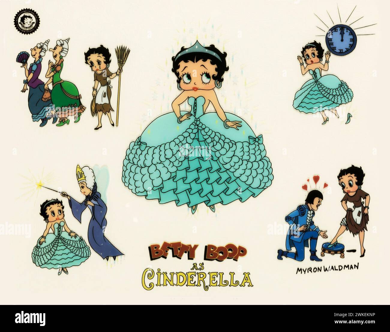 Filmplakat Poor Cinderella (Betty Boop in Poor Cinderella). Museum ...