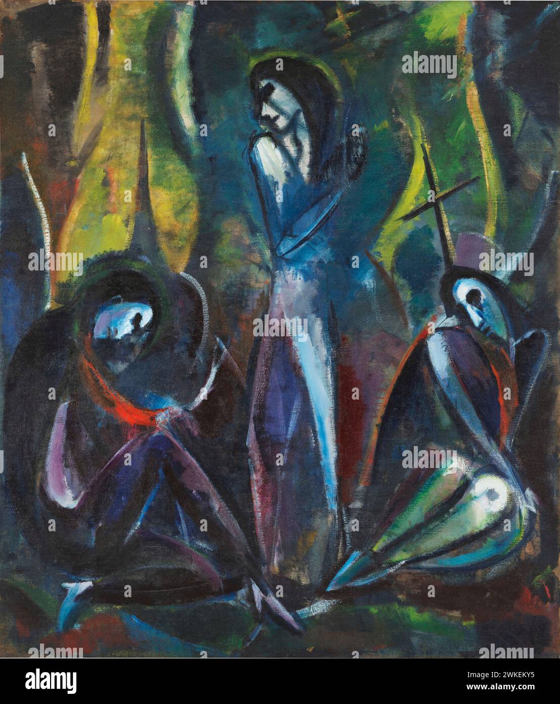 Die Auferstehung. Museum: Privatsammlung. Author: HERMANN STENNER Stock ...