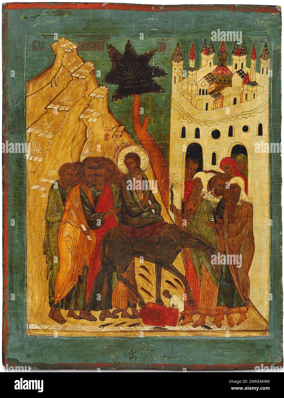 Entry of christ into jerusalem hi-res stock photography and images - Alamy