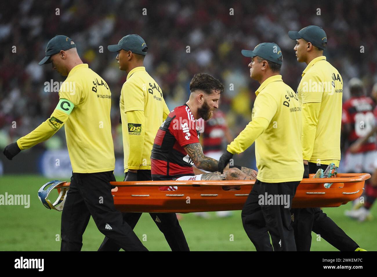 Rio de Janeiro, Brazil, June 1, 2023. Soccer players of the Fluminense ...