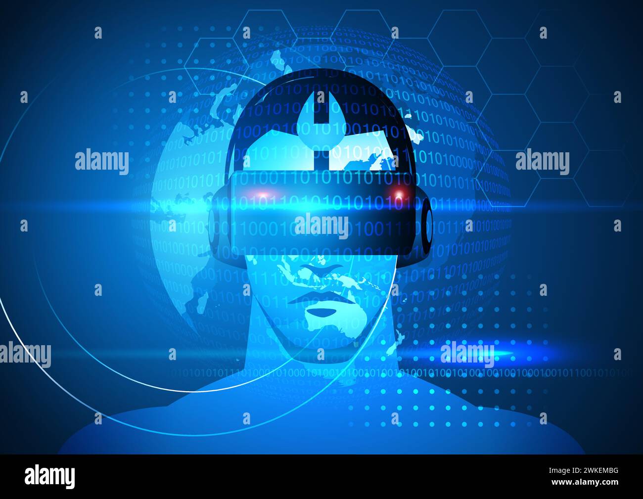 Boundless world Stock Vector Images - Alamy