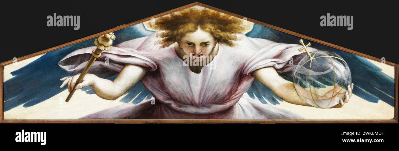 Angel with Globe and Sceptre. Museum: Szepmuveszeti Muzeum, Budapest ...