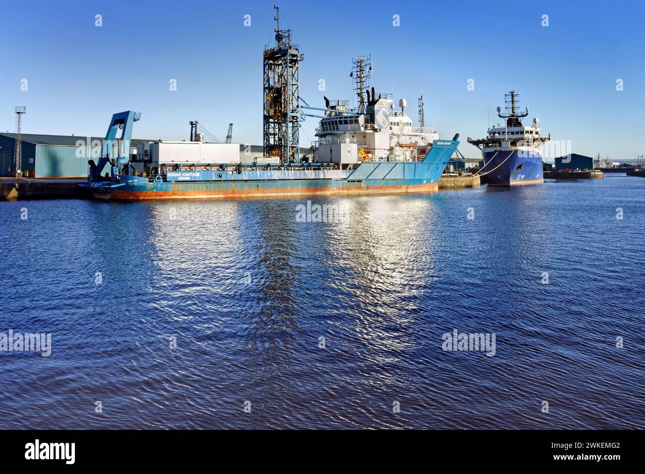 UK, Scotland, Edinburgh, Port of Leith Docks Stock Photo - Alamy
