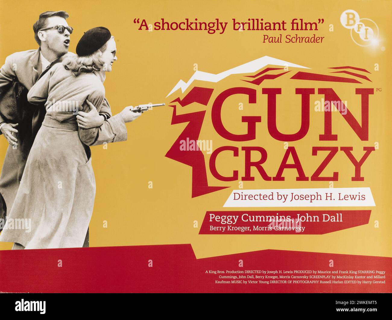 Movie poster "Gun Crazy" by Joseph H. Lewis. Museum: PRIVATE COLLECTION ...
