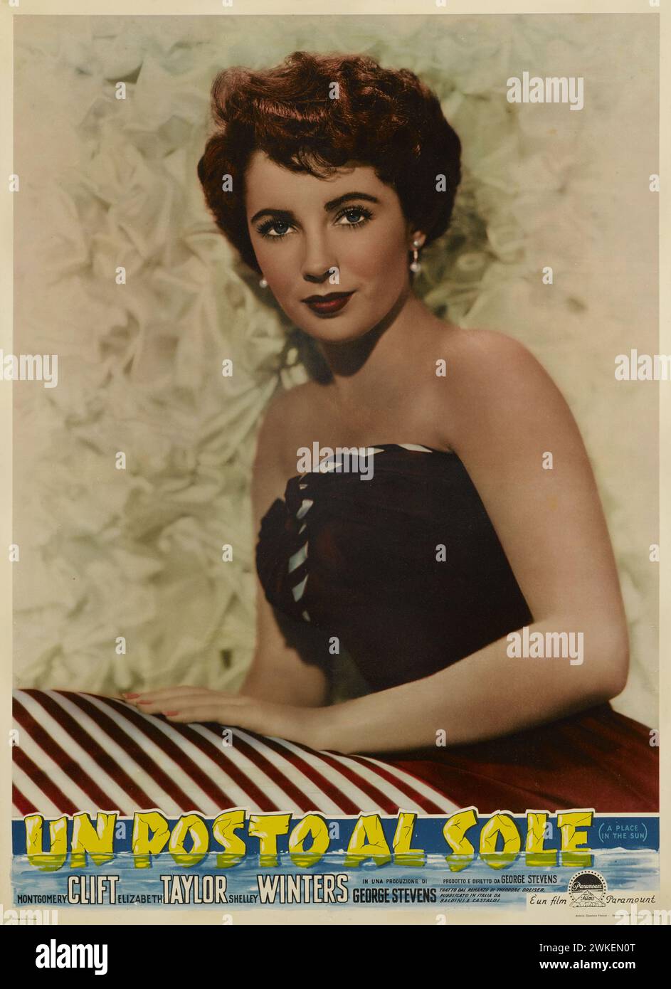 Movie poster "Un posto al sole (A Place in the Sun)" by George Stevens ...