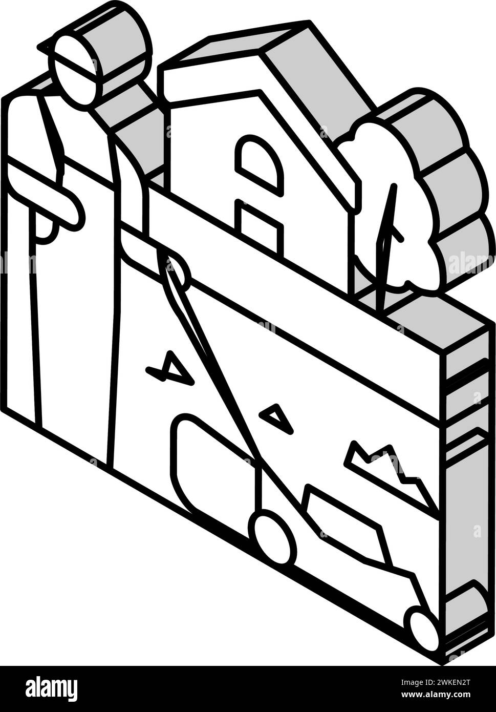 Professional lawn care maintenance Cut Out Stock Images & Pictures - Alamy