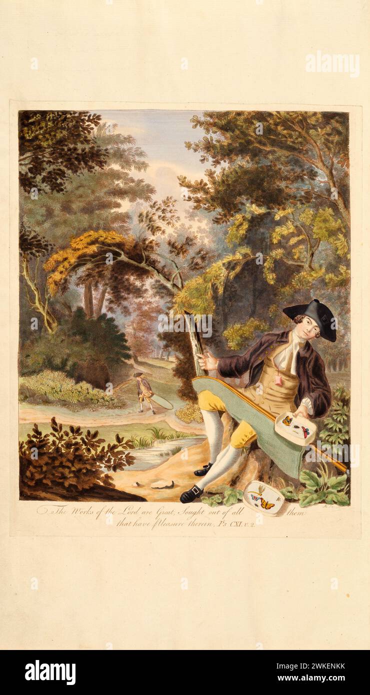 Self-portrait. From: The Aurelian. A natural history of english insects ...