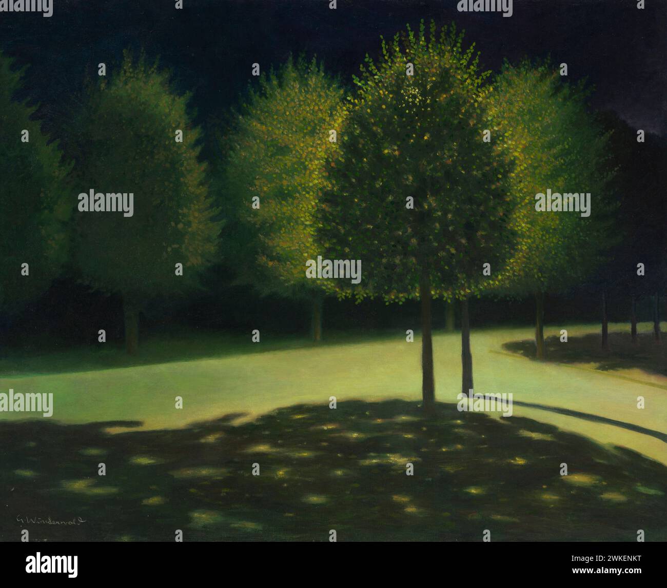 An der Heerstraße. Museum: Privatsammlung. Author: GUSTAV WUNDERWALD ...