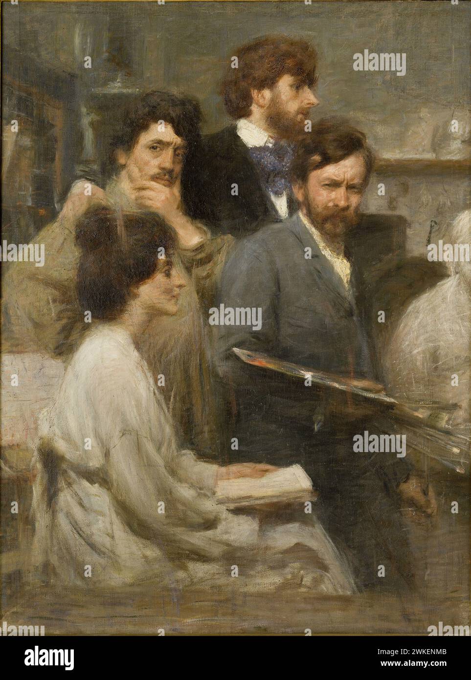Im Spiegel (Nello specchio). Museum: Galleria nazionale d'arte moderna ...