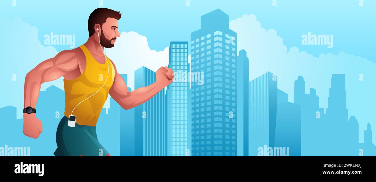 Fit wellbeing well being Stock Vector Images - Alamy