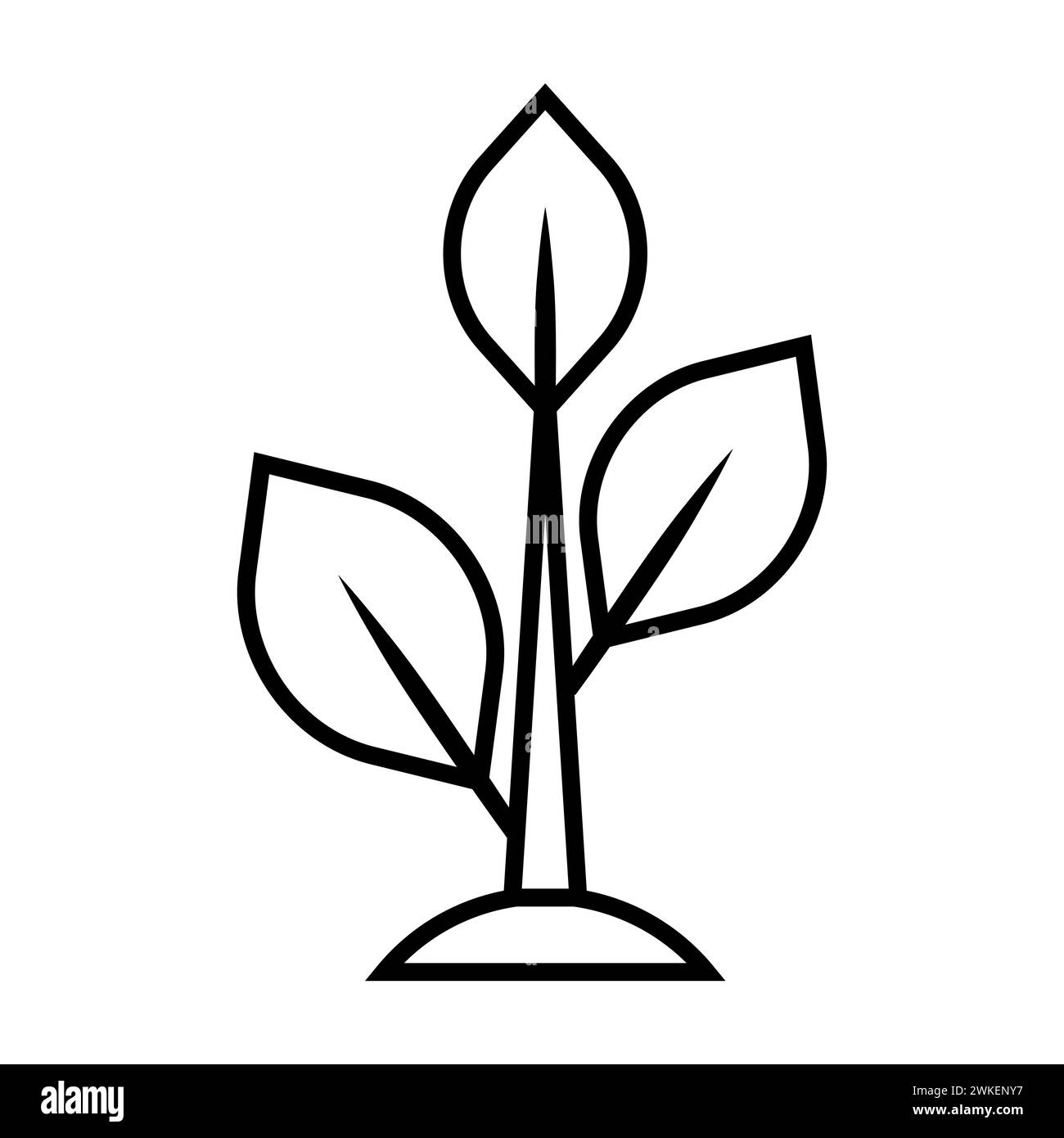 Seedling grown Stock Vector Images - Alamy