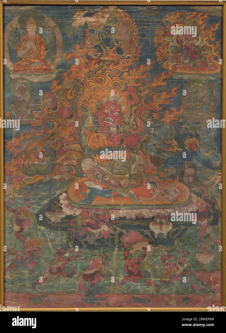 Begtse Thangka. Museum: Privatsammlung. Author: Unbekannter Meister ...