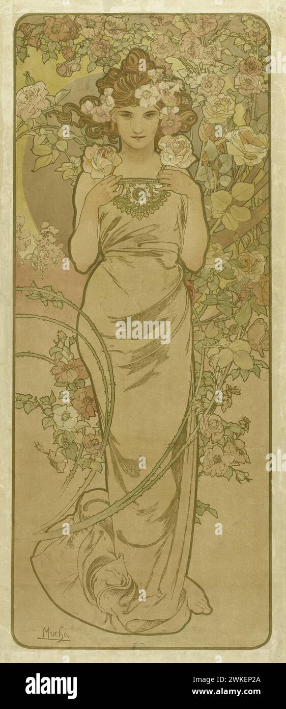 The Rose (From the Series Flowers). Museum: PRIVATE COLLECTION. Author ...