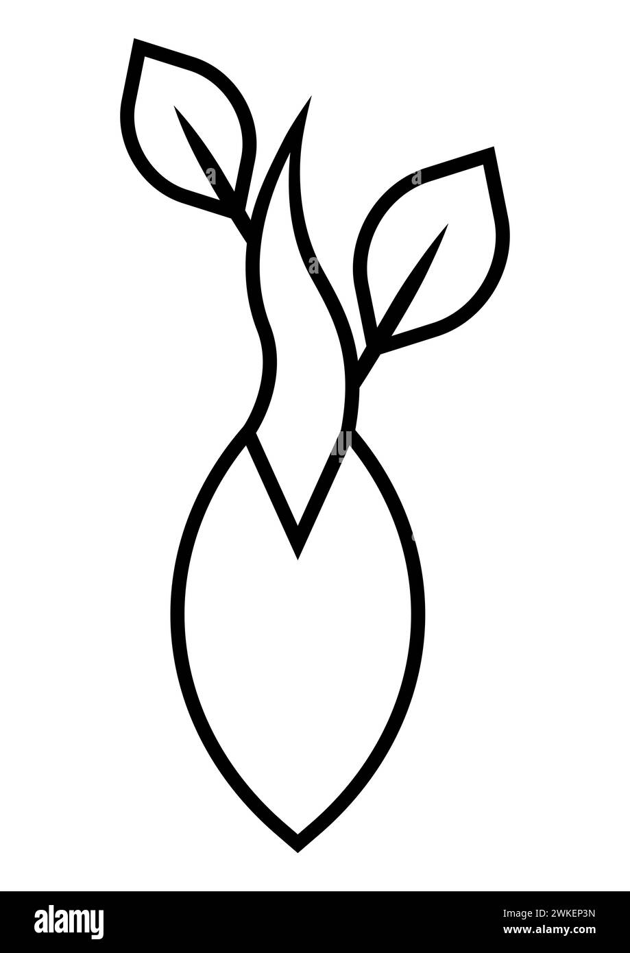 Sprouted seed for sowing. Agricultural, cultivation and planting ...