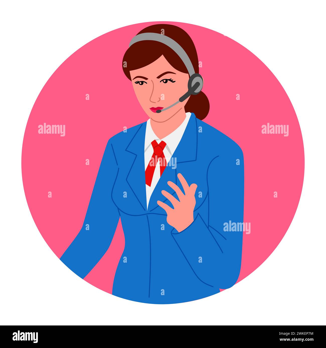 Customer service cartoon tech support hi-res stock photography and ...