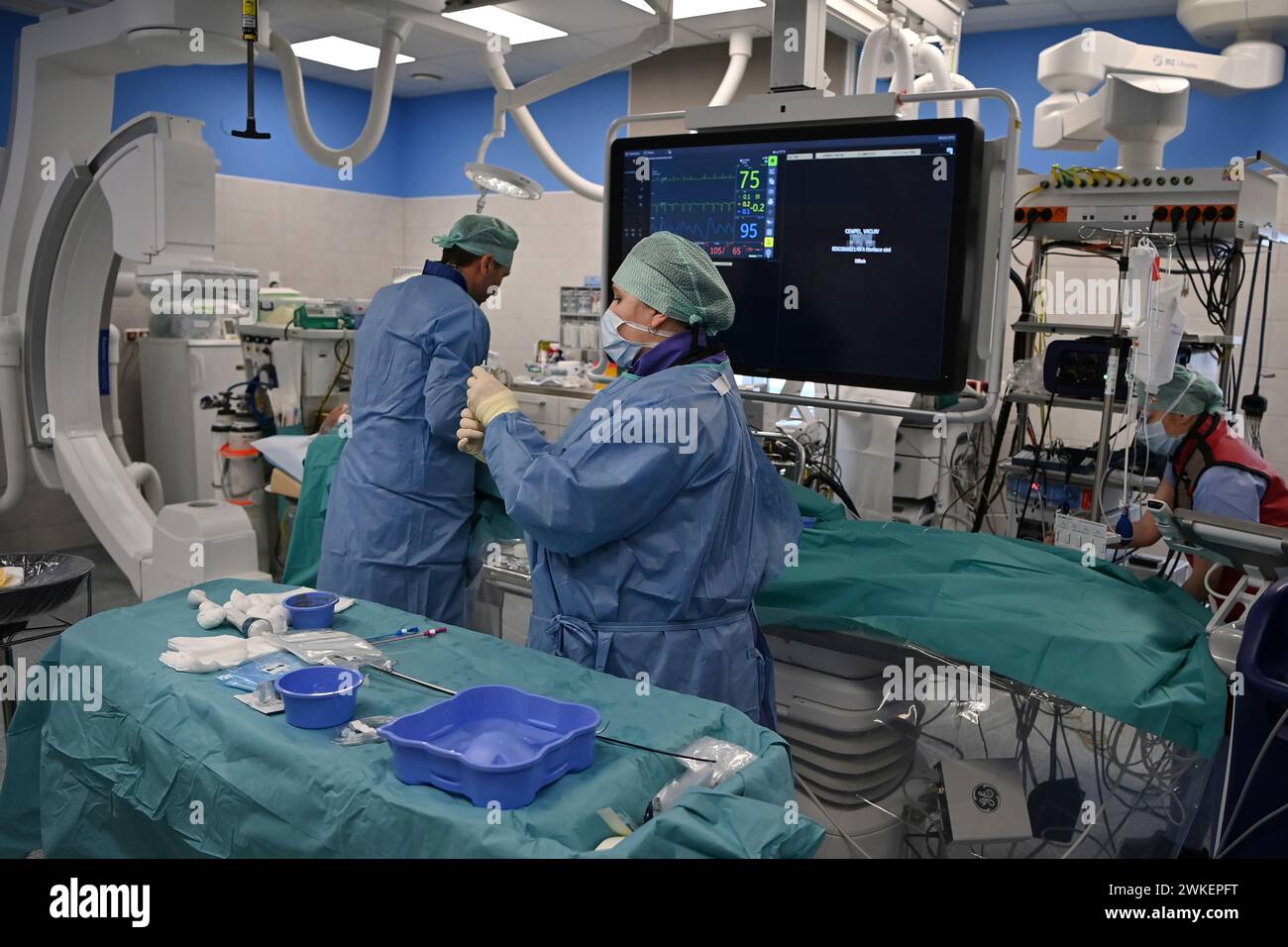 Ostrava, Czech Republic. 20th Feb, 2024. Department of Cardiology and ...