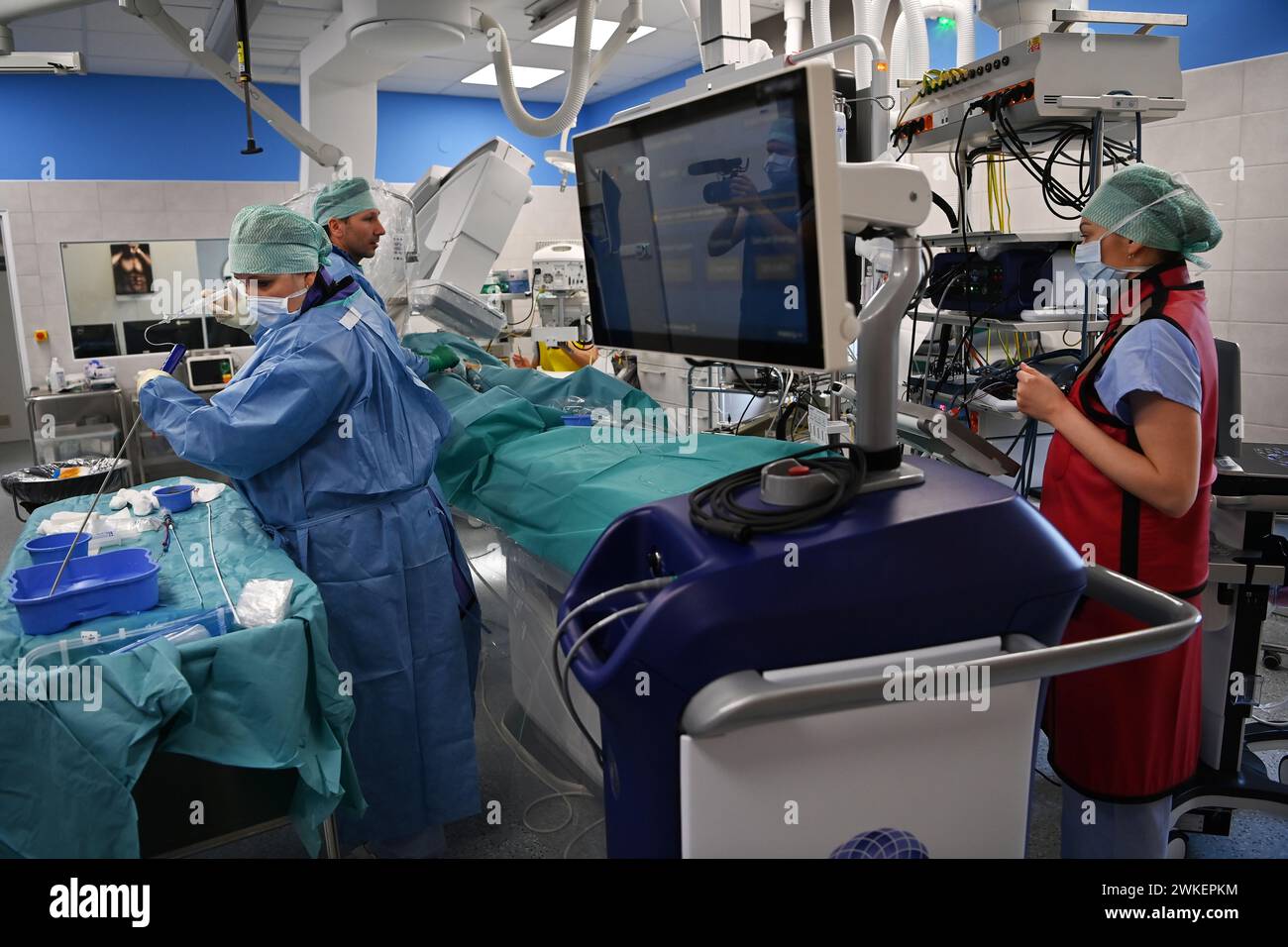 Ostrava, Czech Republic. 20th Feb, 2024. Department of Cardiology and ...