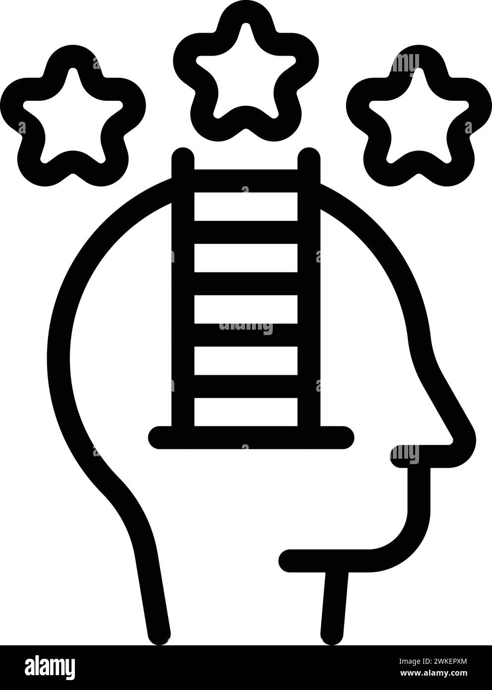 Proficiency skills development icon outline vector. Effective talent ...