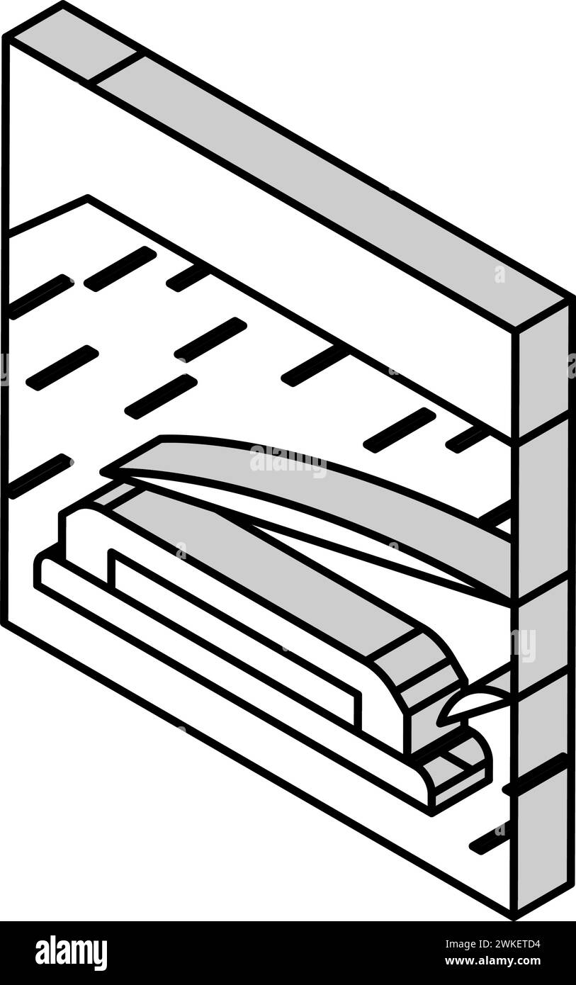 floor screed isometric icon vector illustration Stock Vector Image ...