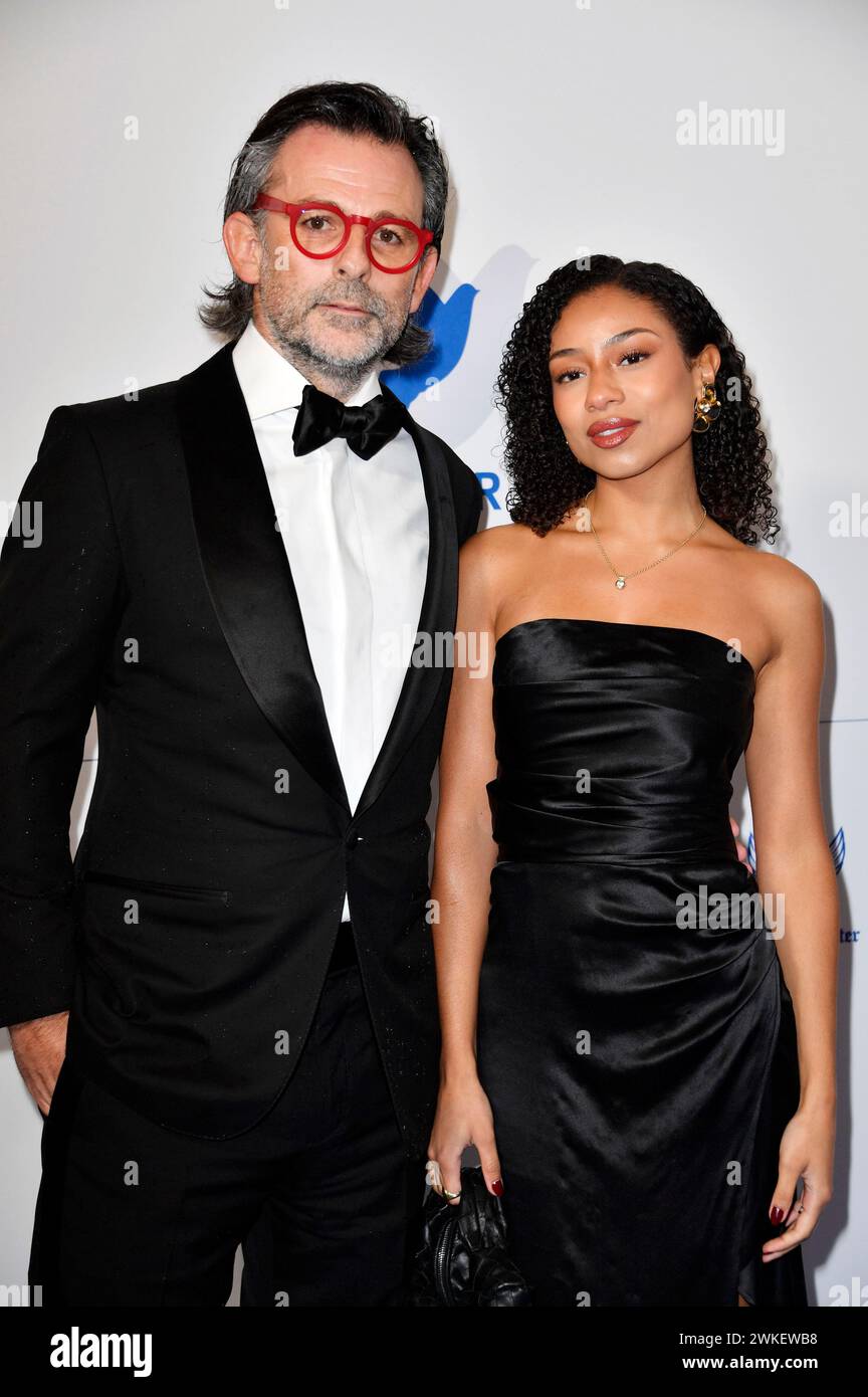 Niclas Castello und Jacky bei der Cinema For Peace Gala 2024 im WECC ...