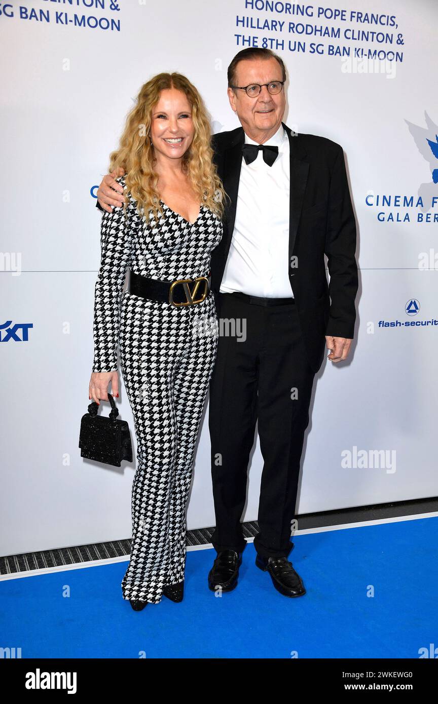 Katja Burkard und Hans Mahr bei der Cinema For Peace Gala 2024 im WECC ...