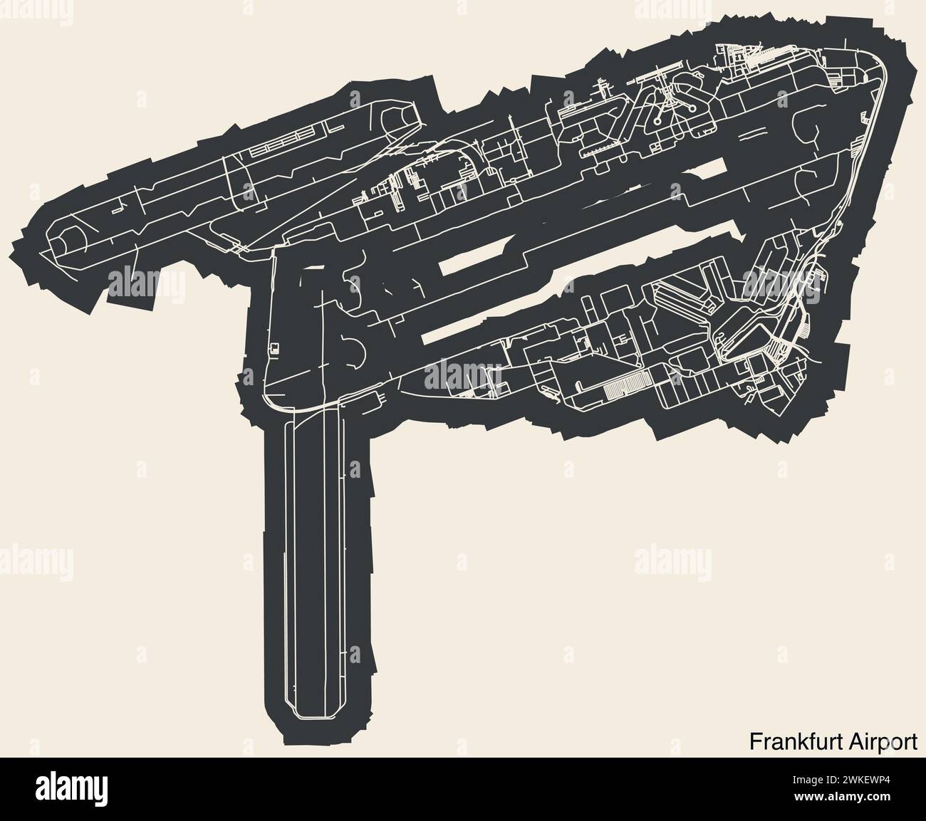 Map of frankfurt main Stock Vector Images - Alamy